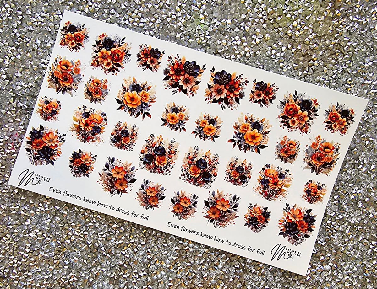 Even flowers know how to dress for fall – CustomDecalsByMelissa