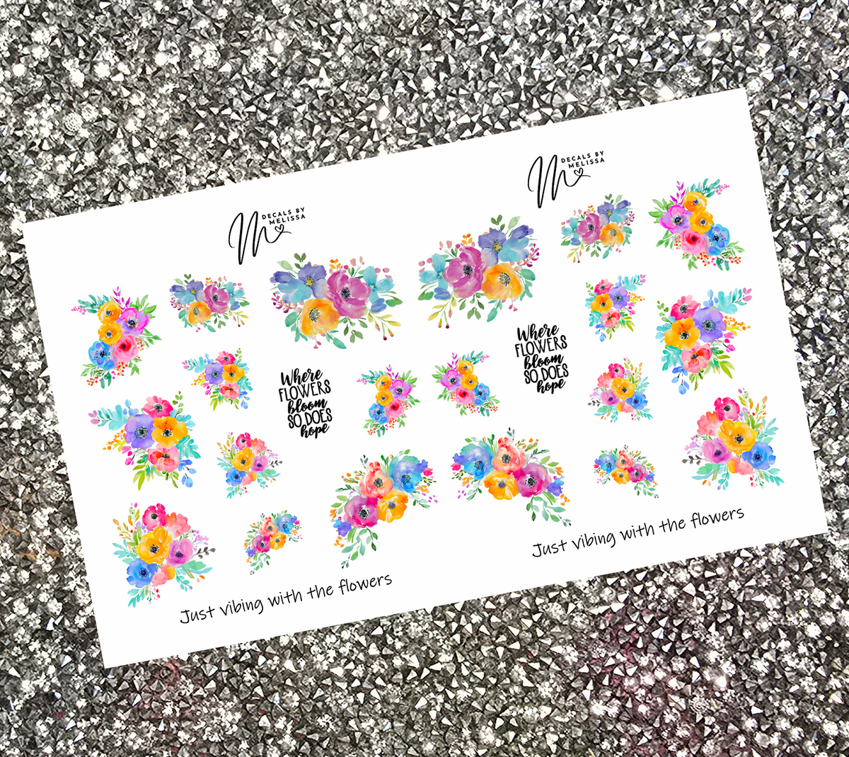 Just vibing with the flowers – CustomDecalsByMelissa