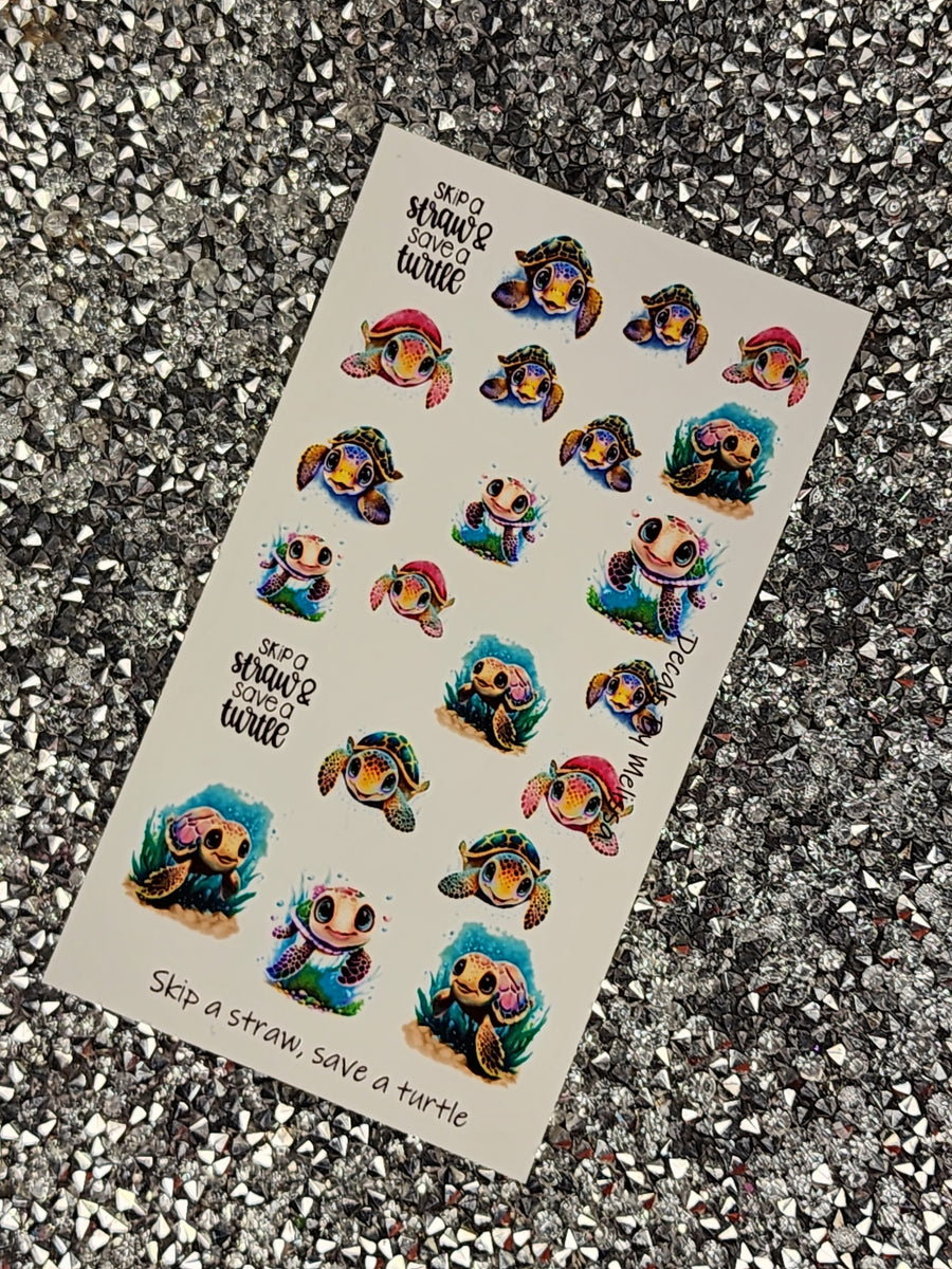 Skip a straw, save a turtle – CustomDecalsByMelissa