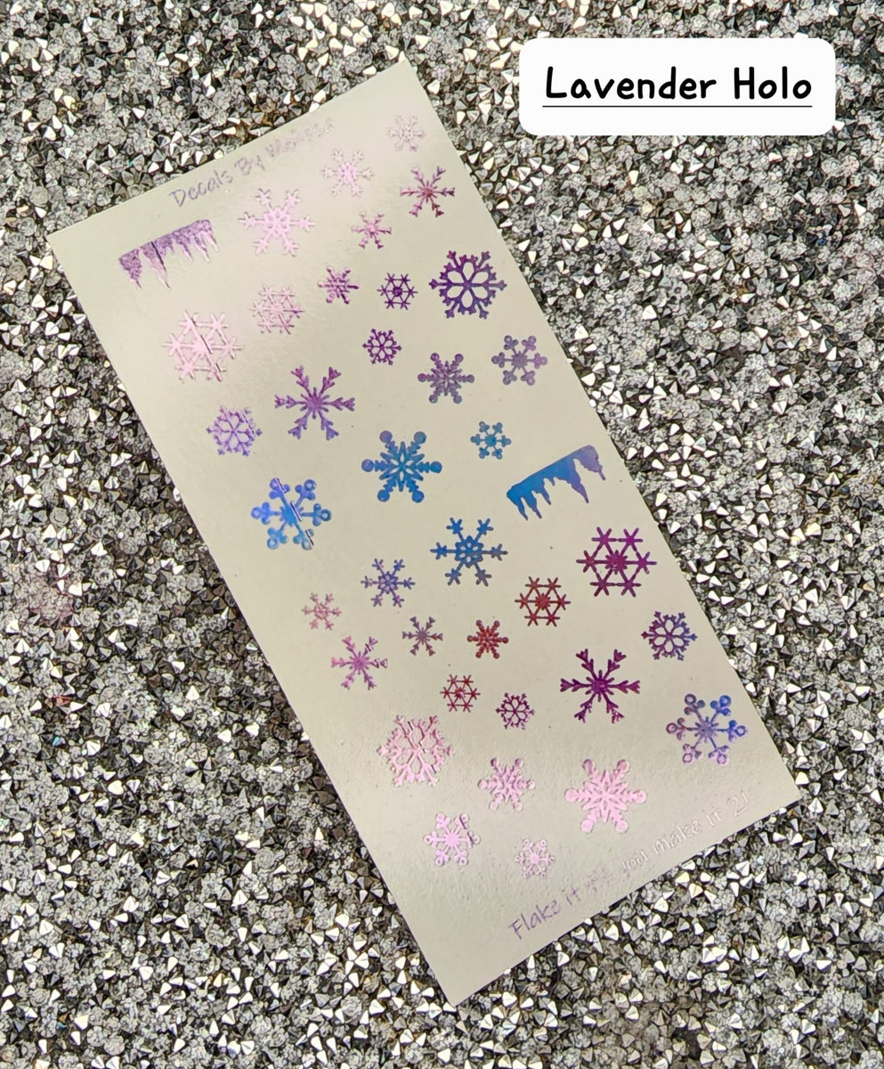 Flake It Till You Make It 2 Foil Waterslides – CustomDecalsByMelissa
